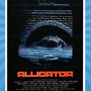Alligator -- Deluxe 11" X 17" Poster Art Print || Roger Corman Sewer ...