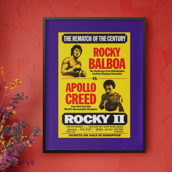 Rocky Vs Creed Poster - Etsy