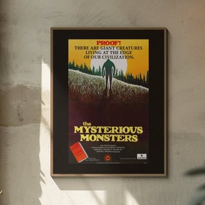 Mysterious Monsters 11 X 17 Deluxe Poster Art Poster Peter Graves Hosts ...