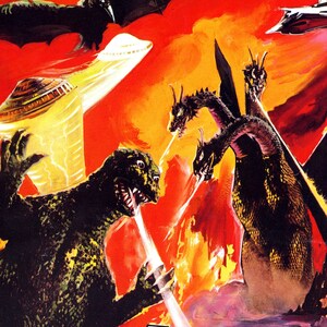 Destroy All Monsters -- 11" X 17" Deluxe Poster Art Print || Godzilla ...