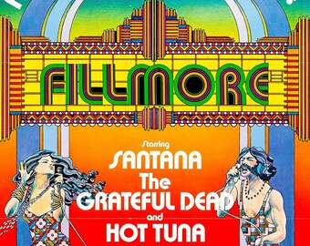 Grateful Dead Fillmore Poster - Etsy