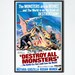 Destroy All Monsters -- 11" X 17" Deluxe Poster Art Print || Destroy ...