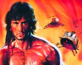 Rambo: First Blood 2 11 X 17 Deluxe Poster Art - Etsy