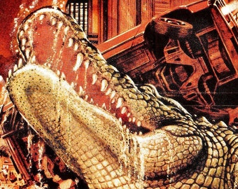 Alligator Poster - Etsy
