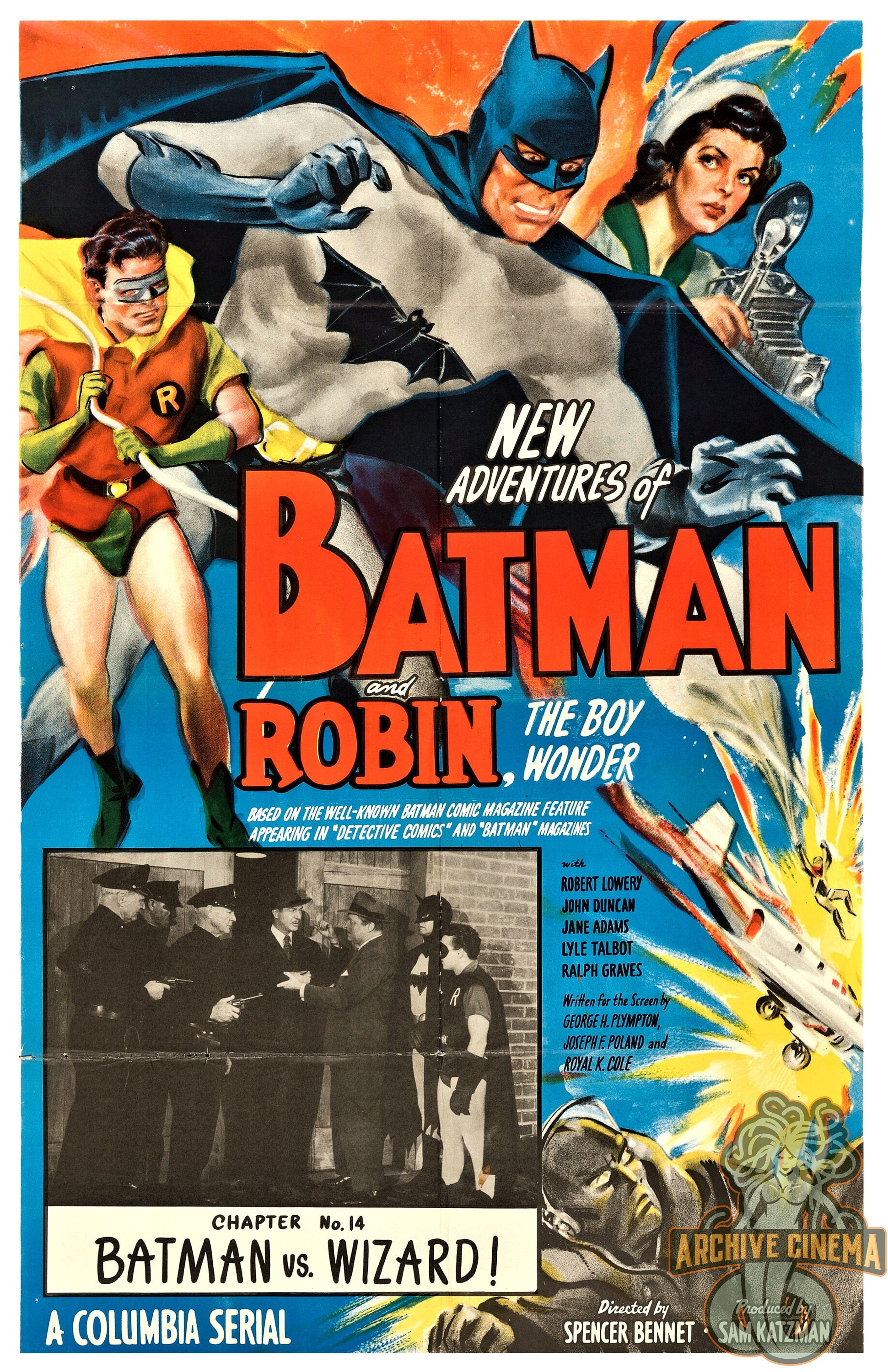Batman And Robin Comic Poster