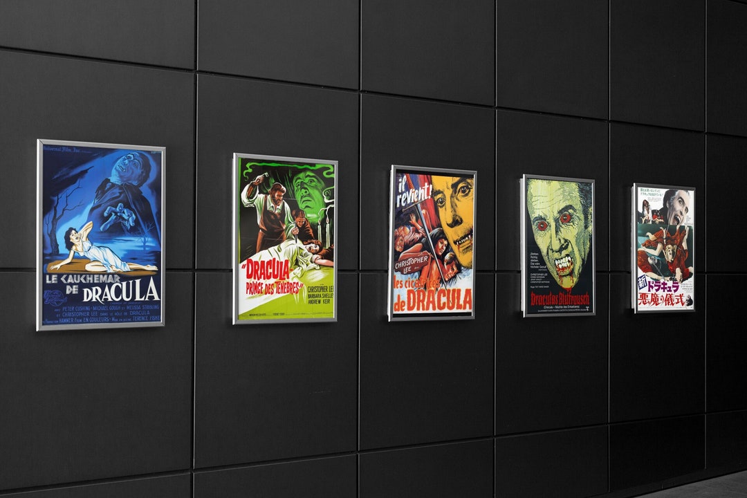 Dracula Posters -- Dracula 5-set Posters, Christopher Lee, Vampire Wall ...