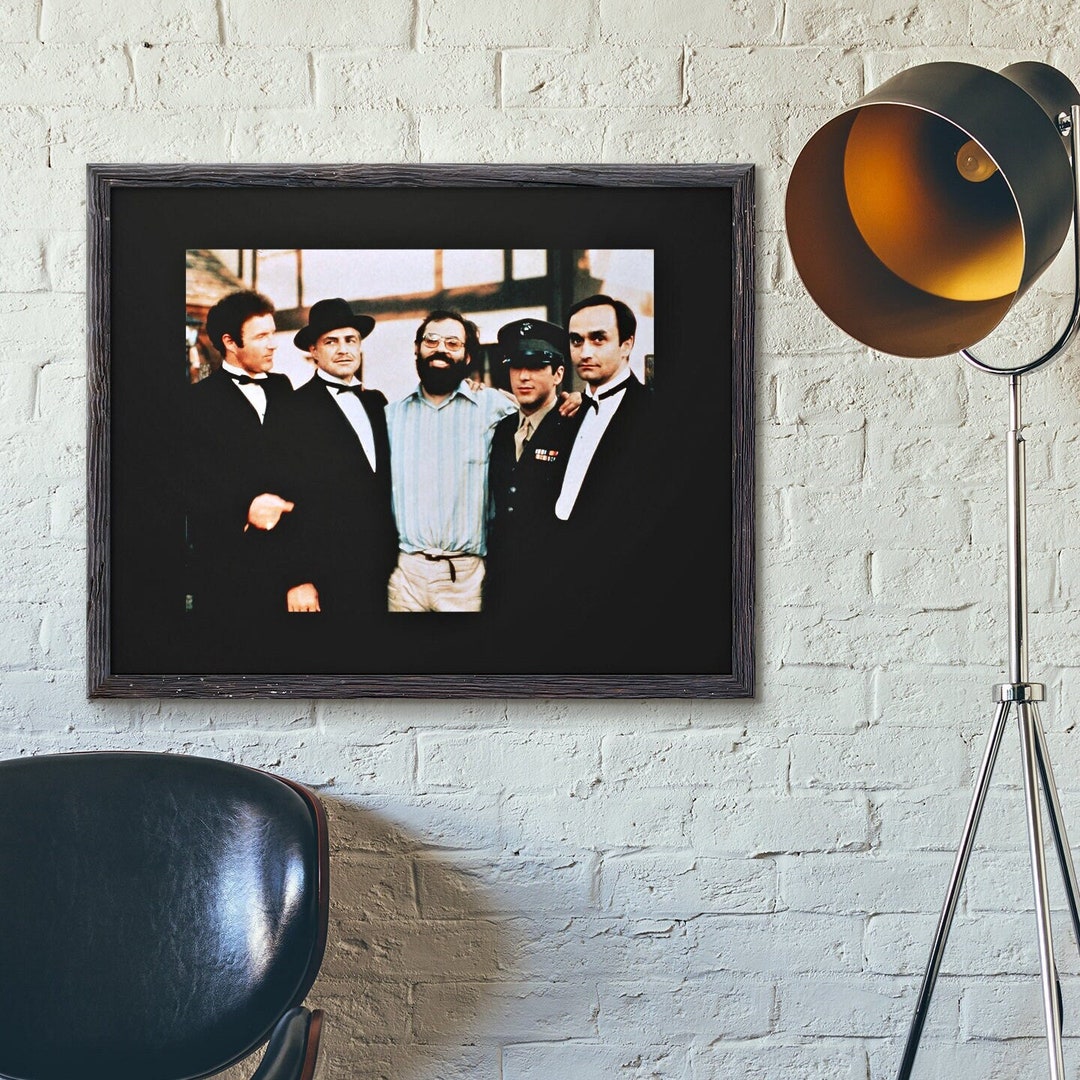 The Godfather Deluxe 8.5 X 11 Art Print Coppola & Crew Shooting 'the ...