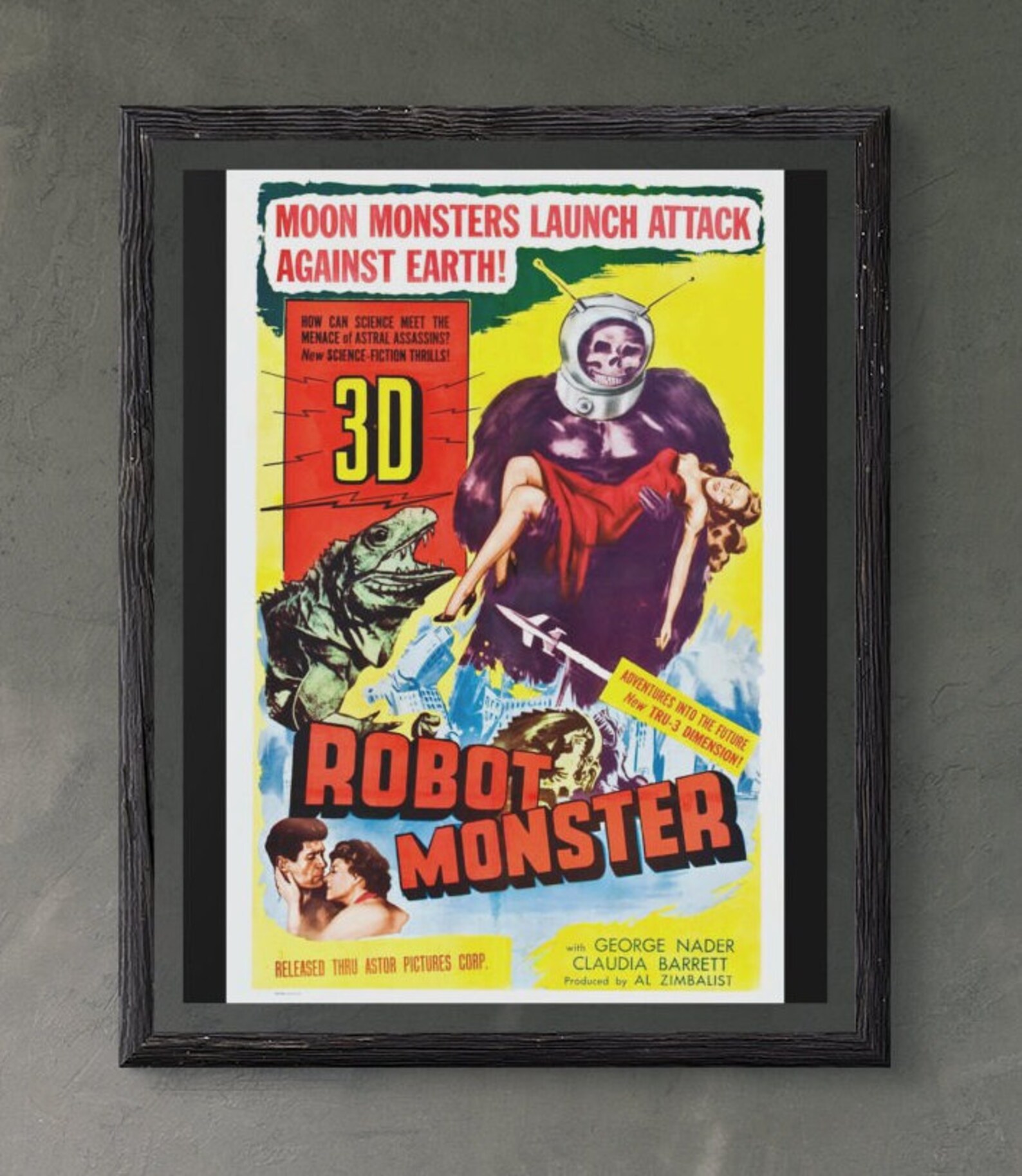 Robot Monster in 3-D 11 X 17 Deluxe Poster Art - Etsy