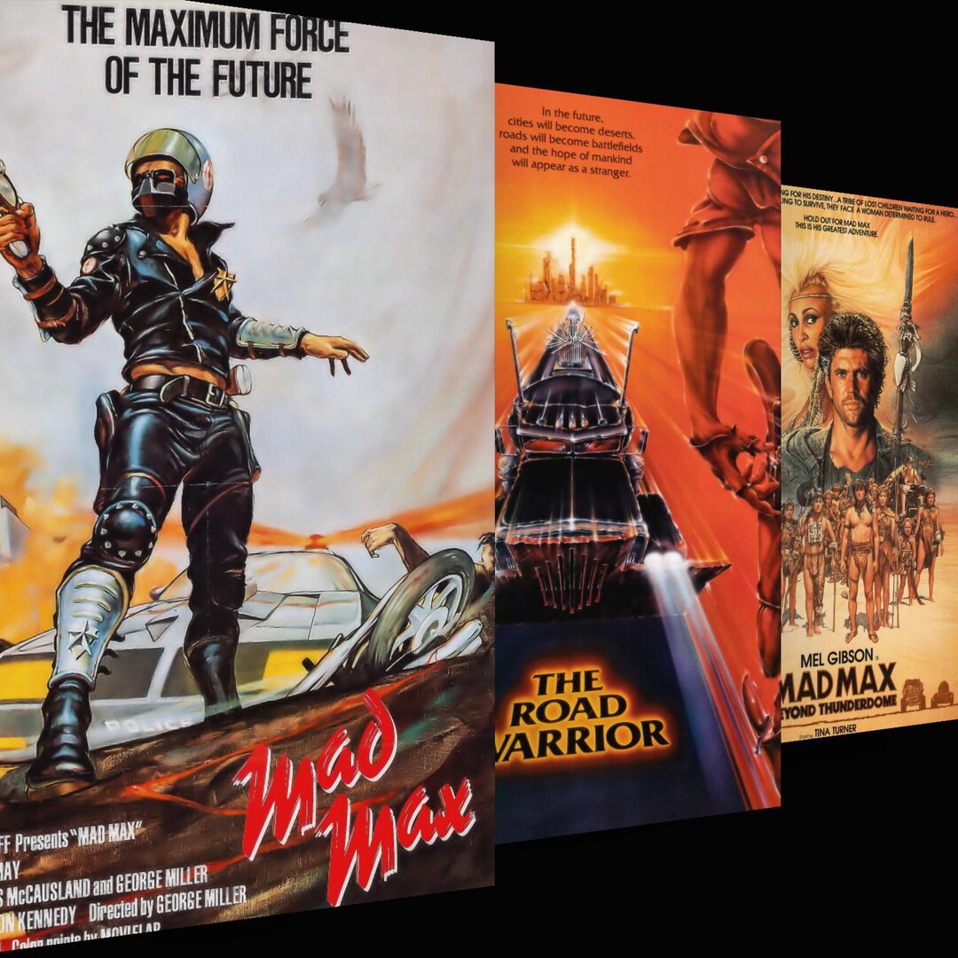 Mad Max Trilogy Deluxe 11 X 17 Poster Art Prints W/ Mel Gibson Post ...