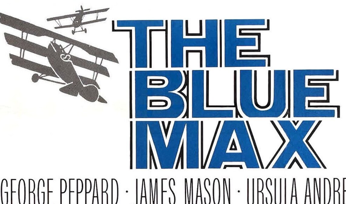 The Blue Max 11 X 17 Deluxe Poster Art Print - Etsy