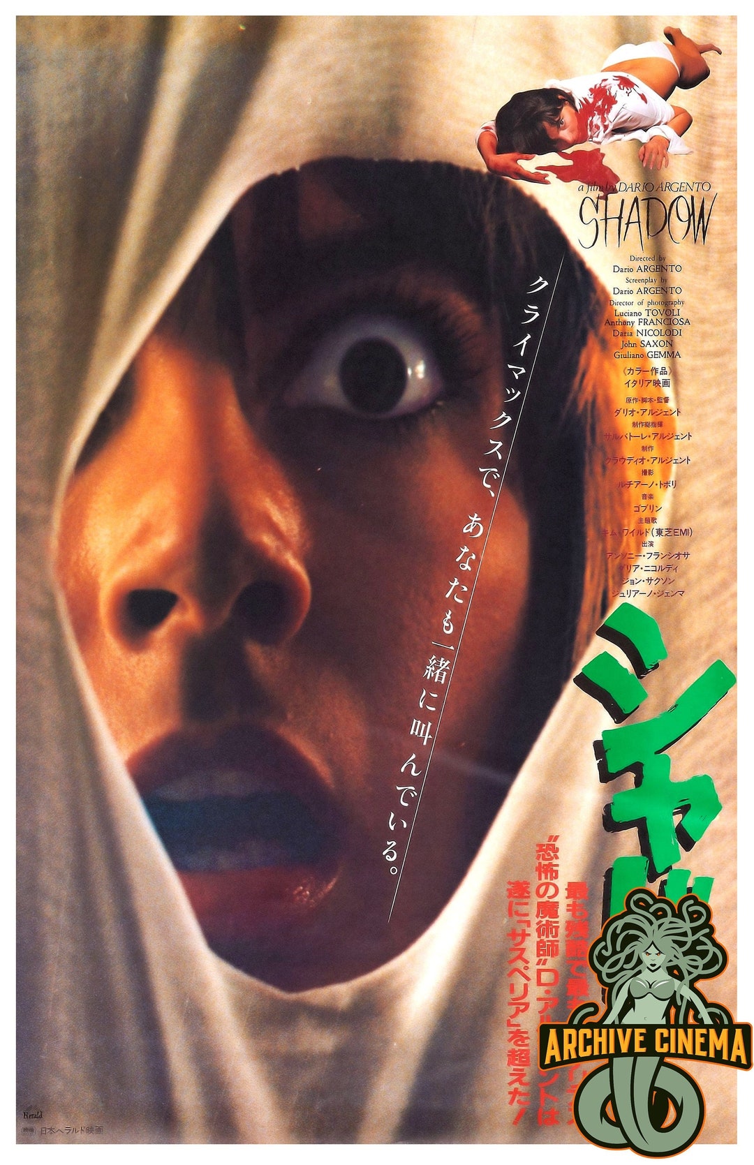 Tenebrae -- 11" X 17" Deluxe Poster Art Print || Dario Argento Horror ...