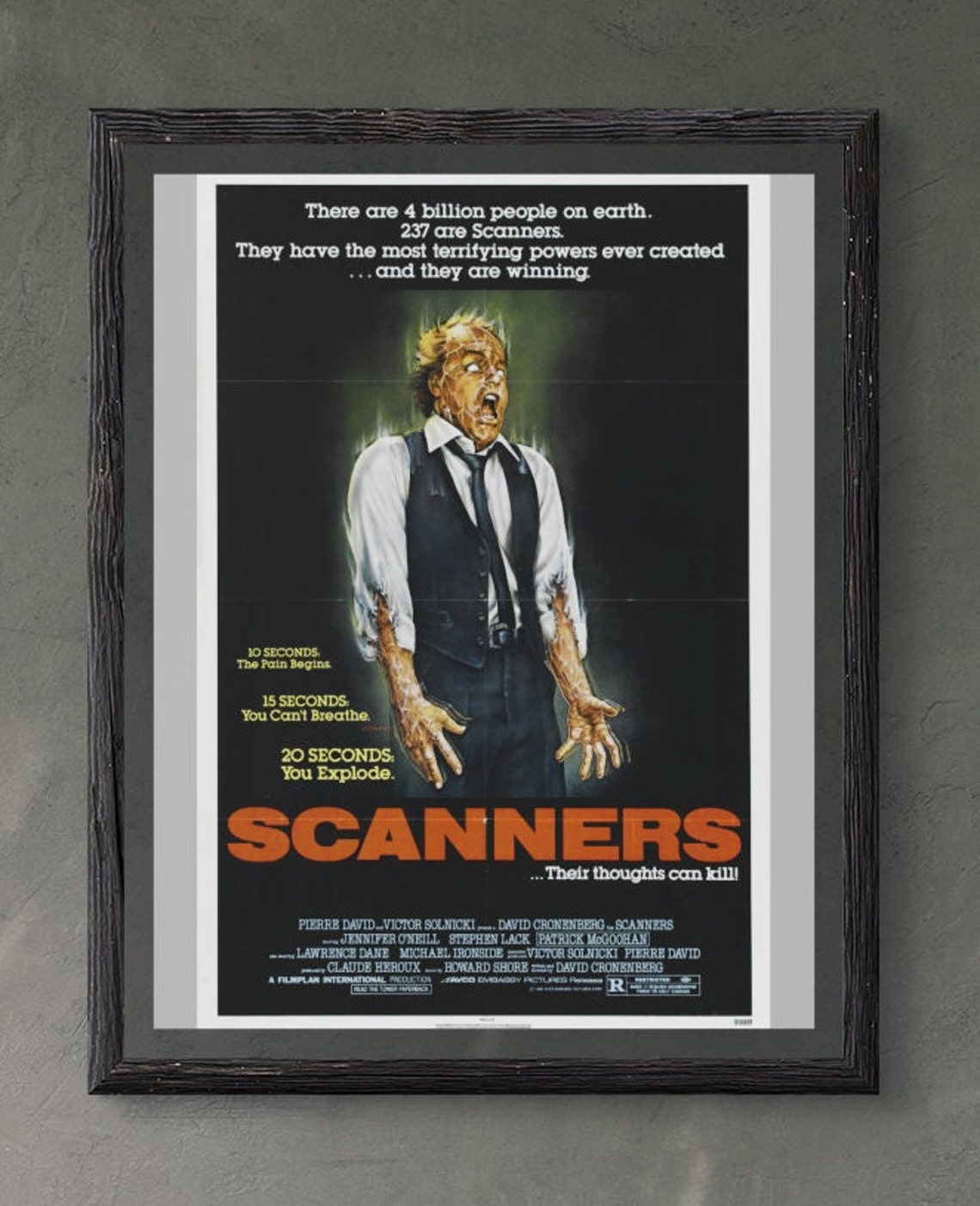 Scanners 11 X 17 Deluxe Poster Art Print - Etsy