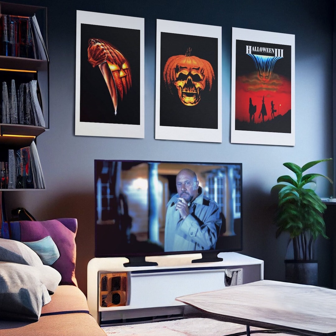 Halloween -- Deluxe Set of Three Poster Art Prints - Etsy