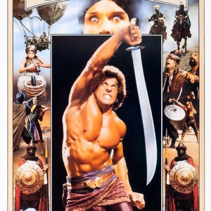 Sinbad of the Seven Seas 11 X 17 Deluxe Poster Art Print Lou Ferrigno ...