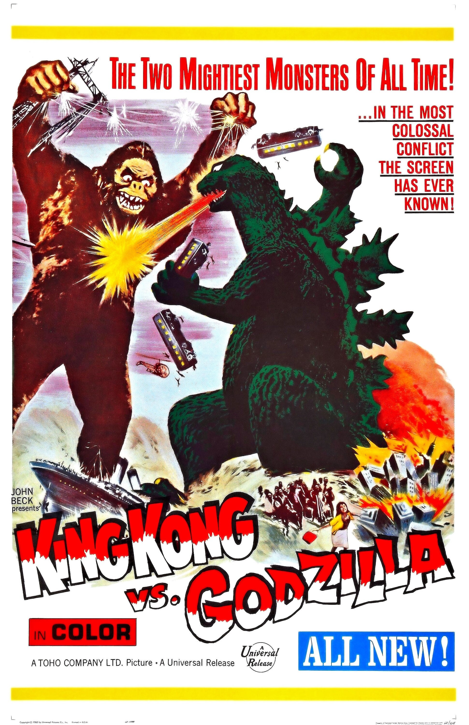 King Kong Vs Godzilla Movie Poster