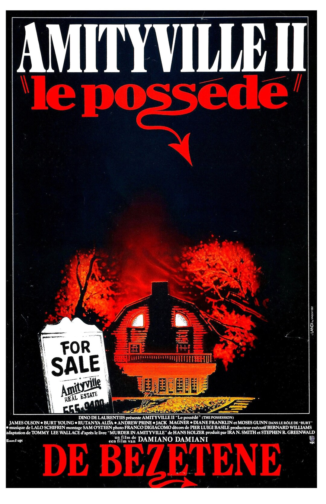 The Amityville Horror II -- 11" X 17" Deluxe Poster Art Print || Margot ...