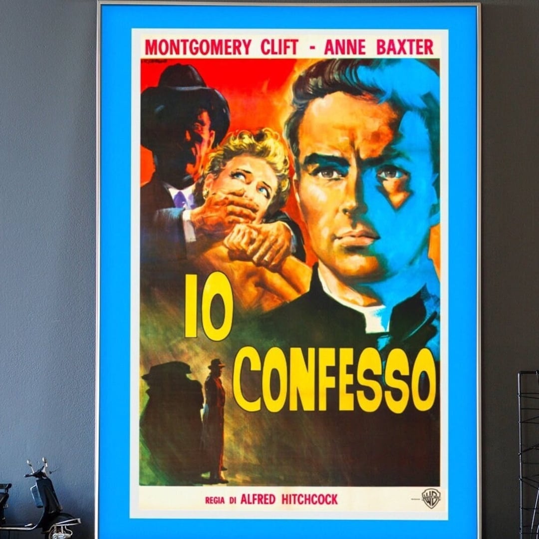 Hitchcock's I Confess Deluxe 11 X 17 Poster Art Print Hitchcock and ...