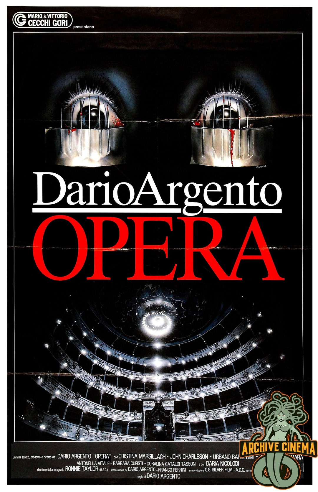 Dario Argento's Opera 11 X 17 Deluxe Poster Art Print Argento's Tale of ...