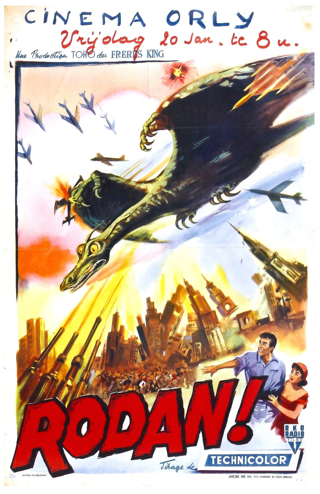 Rodan 11 X 17 Deluxe Poster Art Print Original Release Poster Art for ...