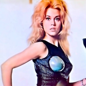Barbarella 8.5 X 11 Deluxe Wall Art Print Jane Fonda Pin-up love - Etsy