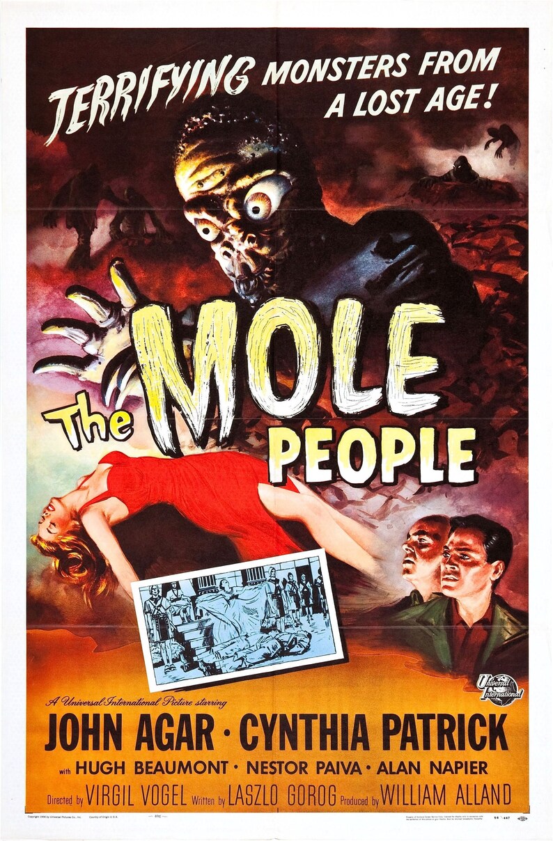 The Mole People 11 X 17 Poster Art Print | Etsy