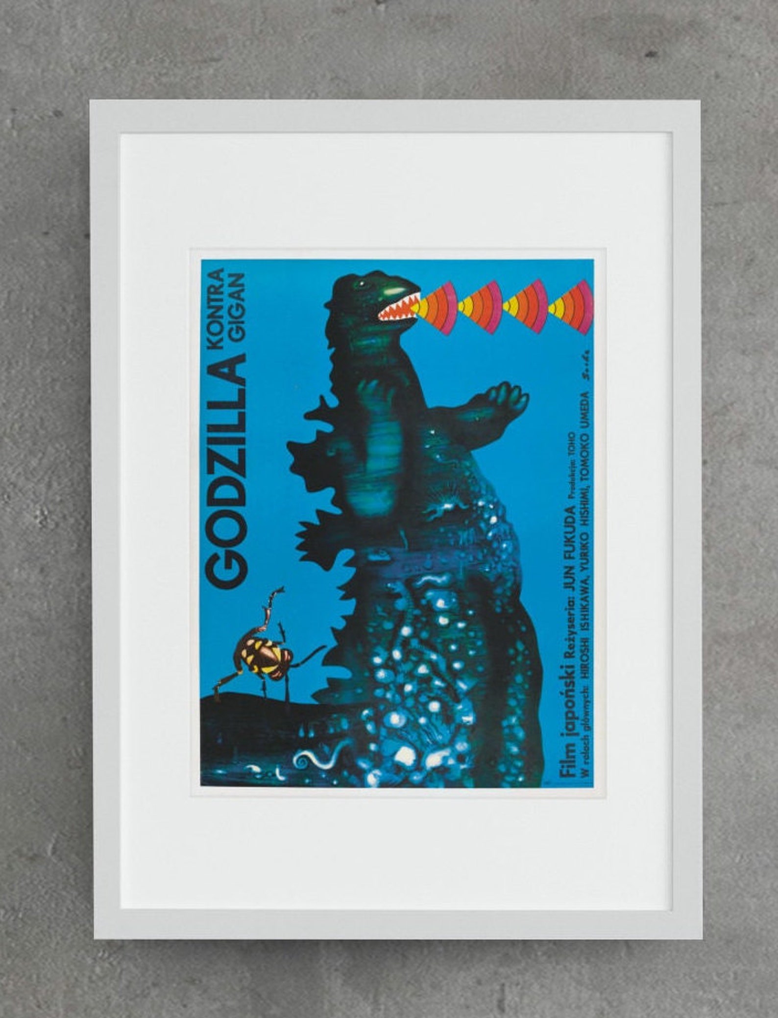 Godzilla Vs Gigan 11 X 17 Deluxe Poster Art | Etsy
