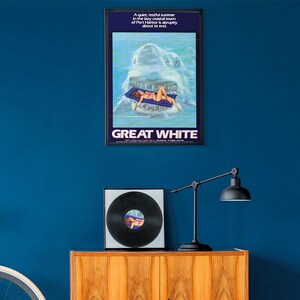 Great White 11 X 17 Deluxe Poster Art Print Jaws Rip-off With James ...