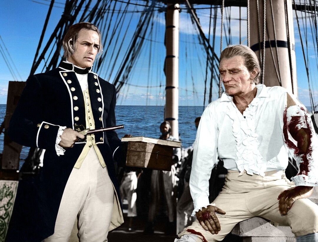 Mutiny on the Bounty -- 8.5" X 11" Print, Ship Wall Art, Sailing Ship ...