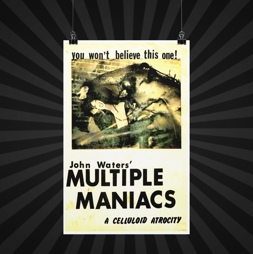 Multiple Maniacs 11 X 17 Deluxe Poster Art Print Rare John Waters ...