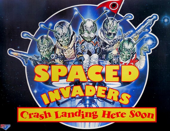 Spaced Invaders 8.5 X 11 Deluxe Art Print - Etsy