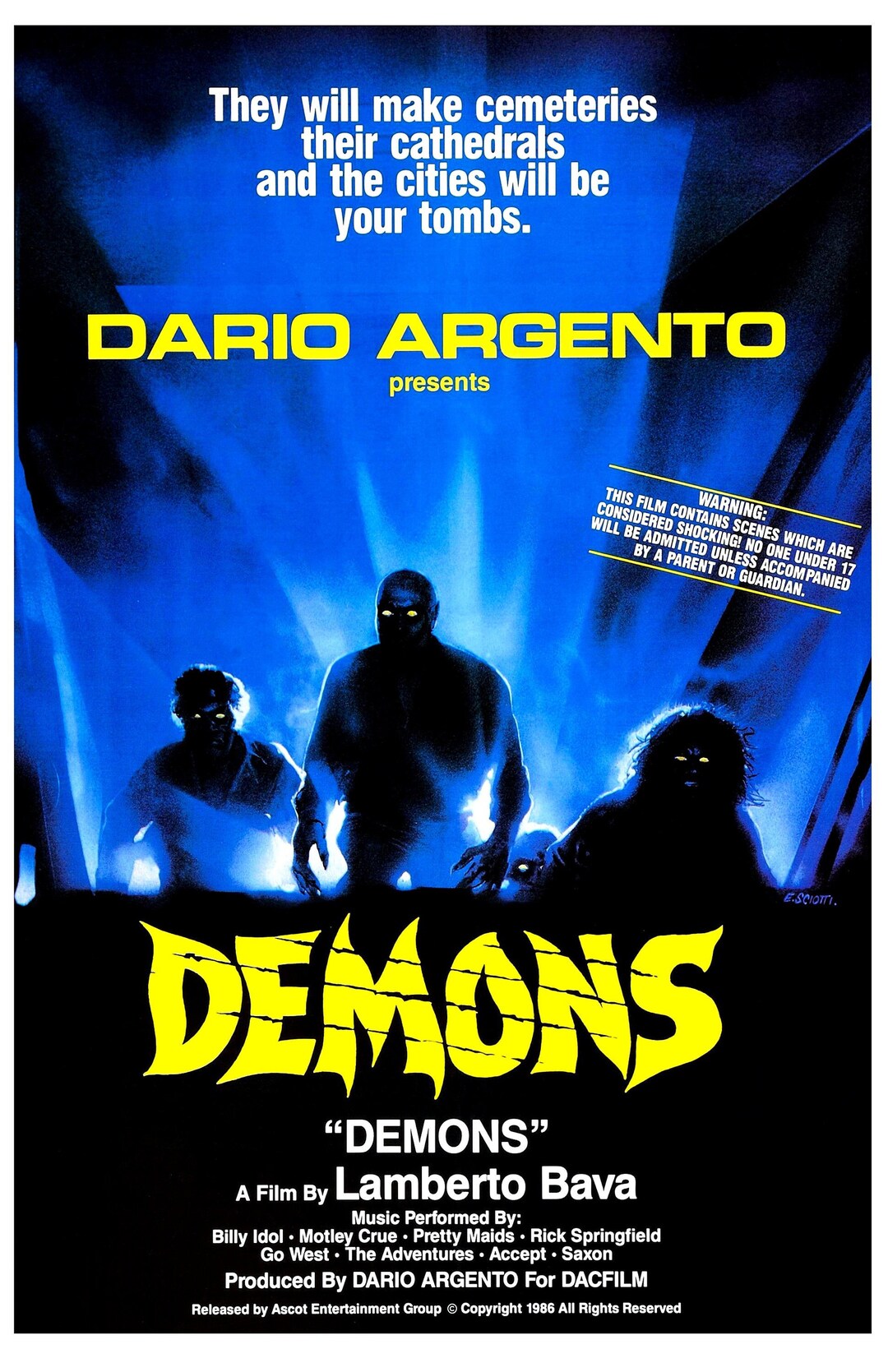 Demons 11 X 17 Deluxe Poster Art Print - Etsy