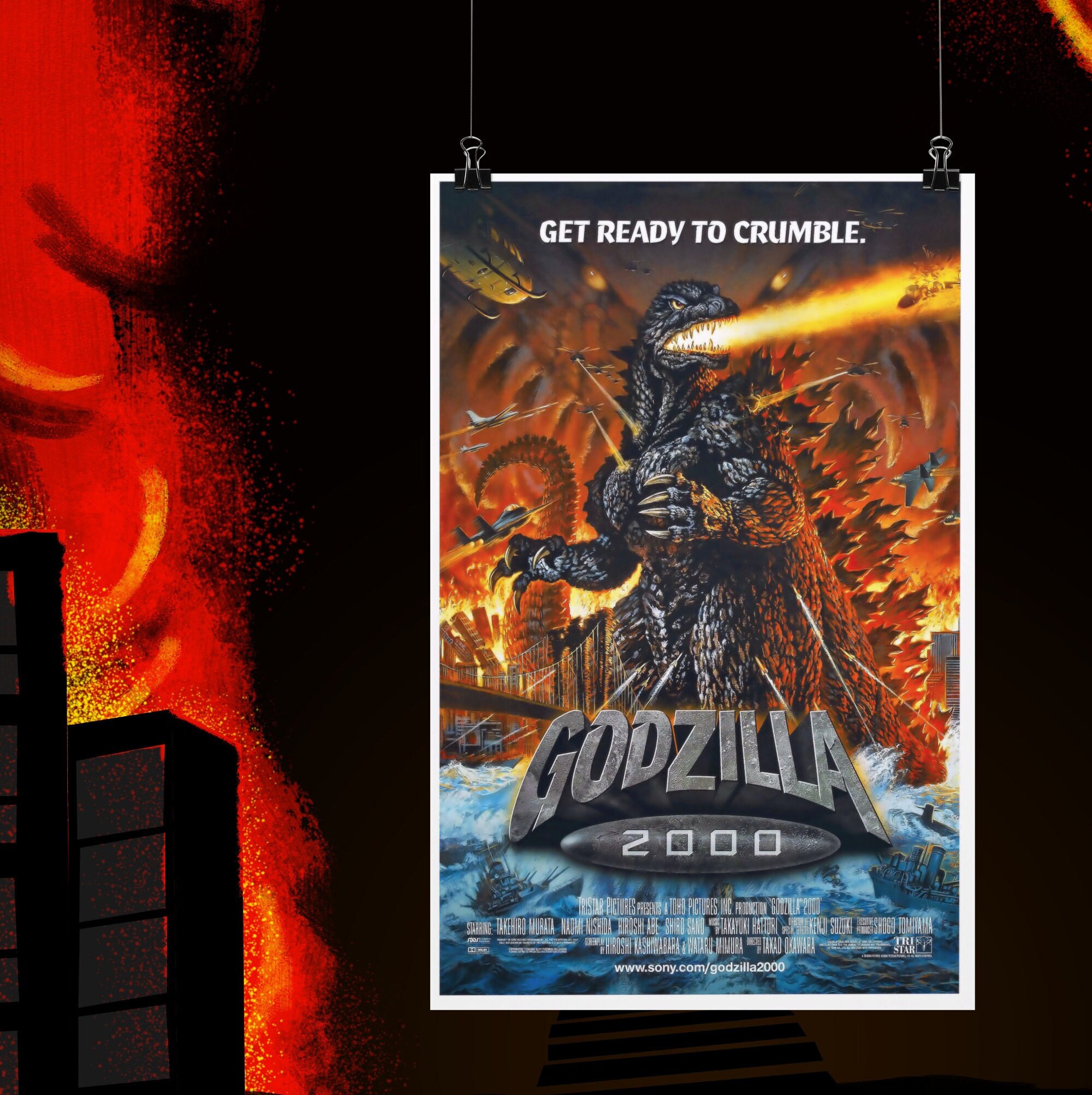 Godzilla 2000 Movie Poster