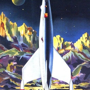 Destination Moon 11 X 17 Deluxe Poster Art - Etsy