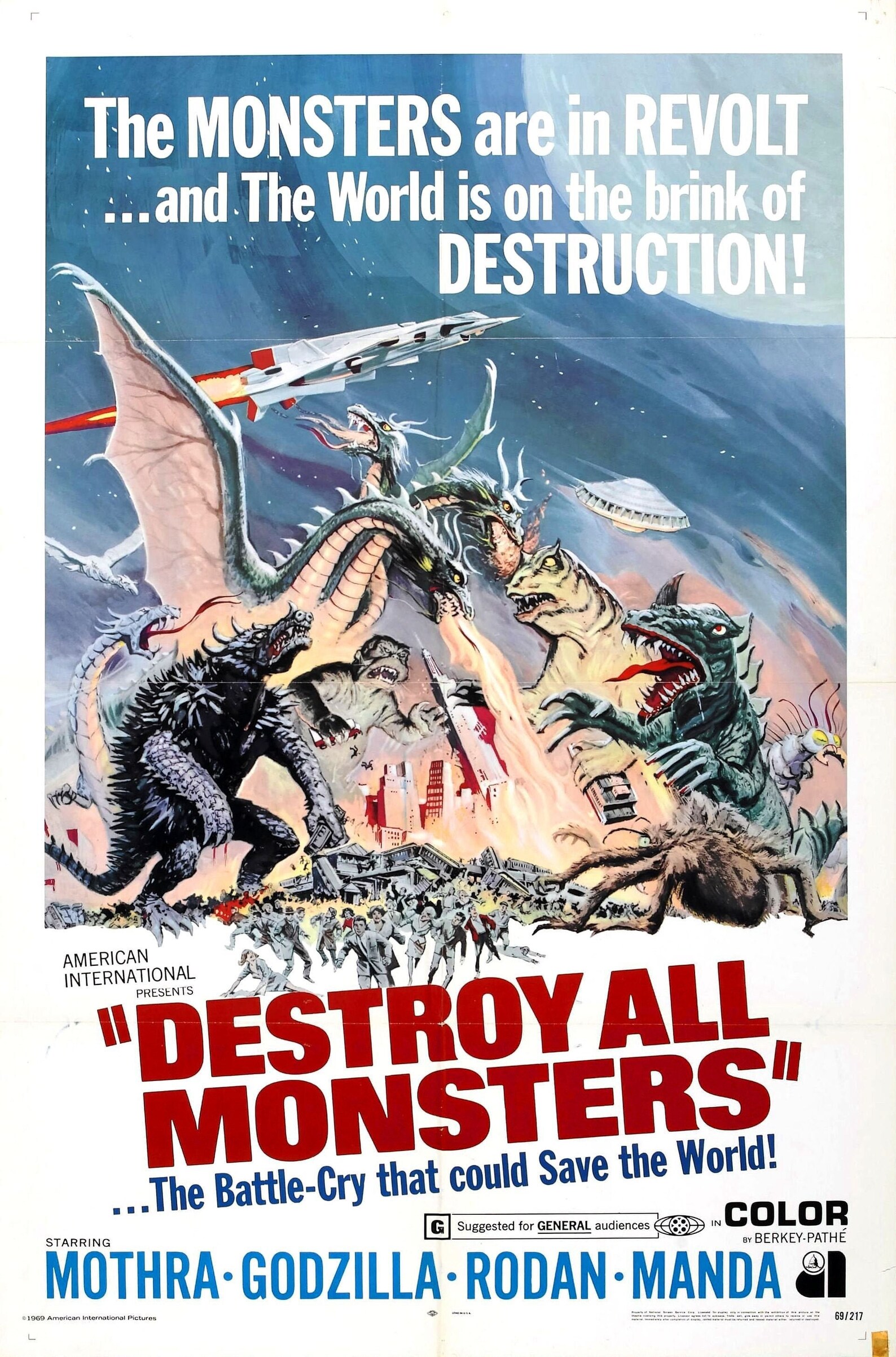 Destroy All Monsters 11 X 17 Deluxe Poster Art | Etsy