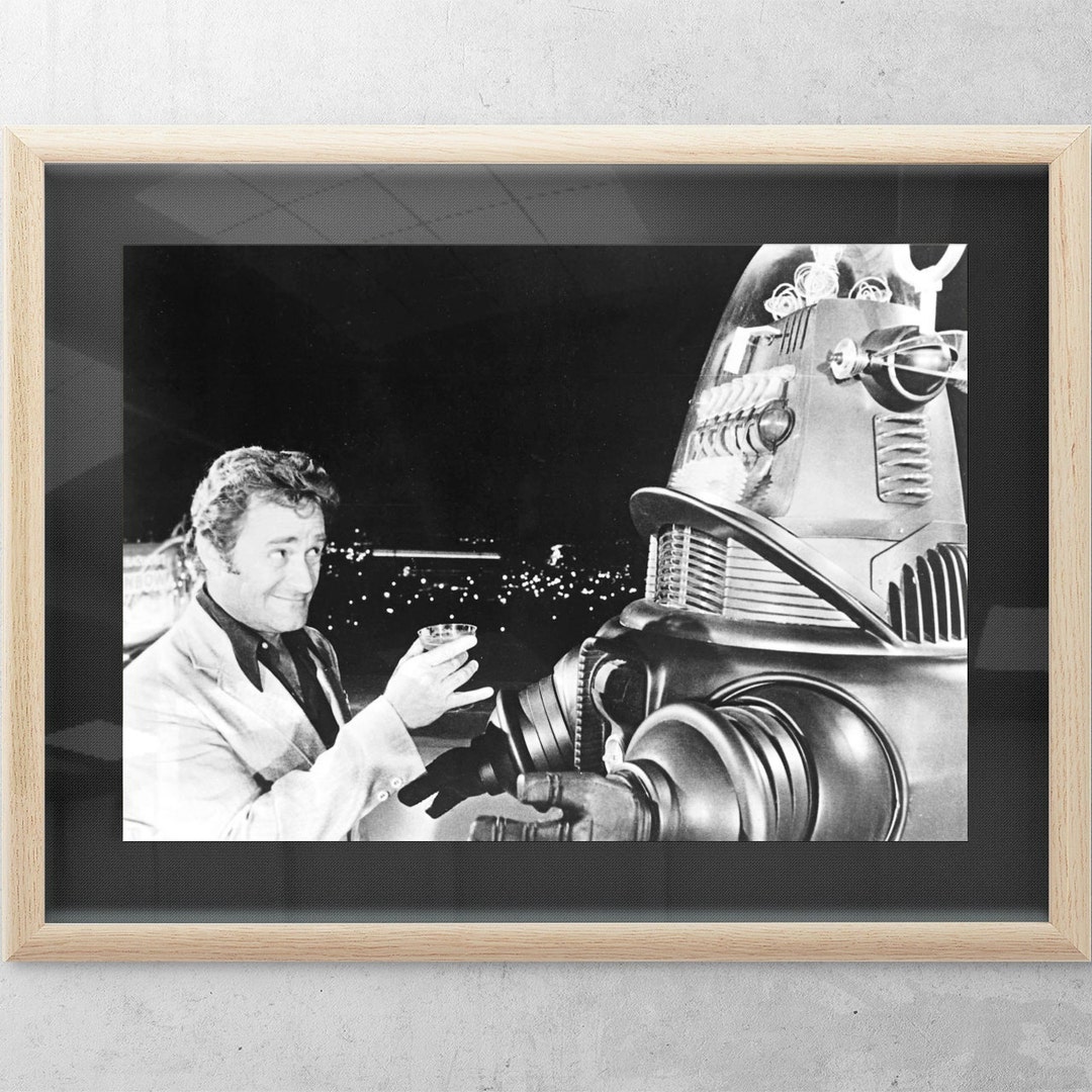 Robby the Robot 8.5 X 11 Art Print Here's Looking at You, Robby - Etsy