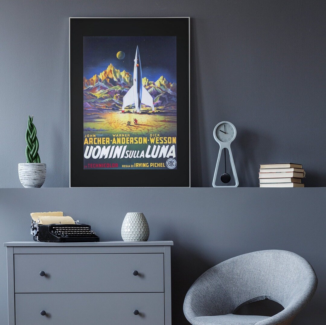 Destination Moon 11 X 17 Deluxe Poster Art Print Classic 1950s Golden ...