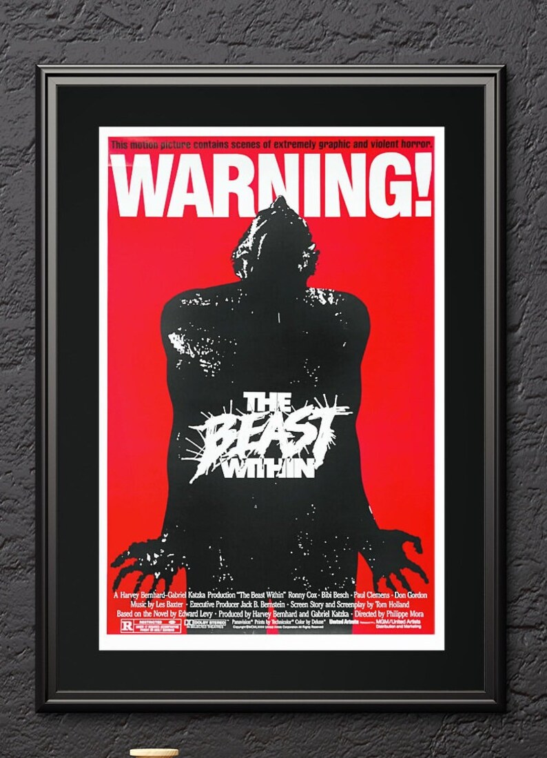 The Beast Within 11 X 17 Deluxe Poster Art - Etsy