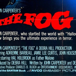 The Fog 11 X 17 Deluxe Poster Art Print - Etsy