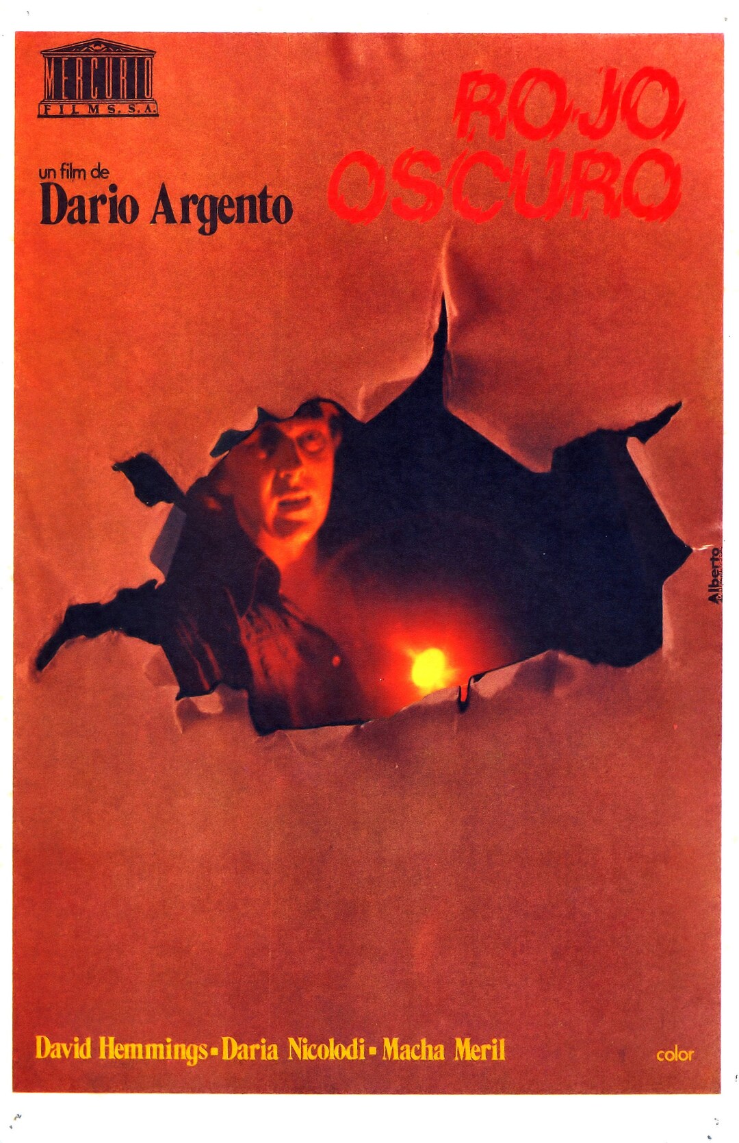 Deep Red -- 11" X 17" Poster Art Print || Dario Argento's First Giallo ...