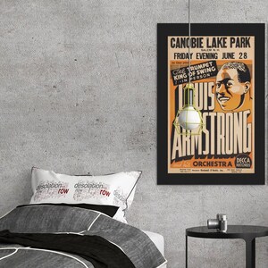 Louis Armstrong and His Orchestra -- 11" X 17" Deluxe Poster Art Print ...