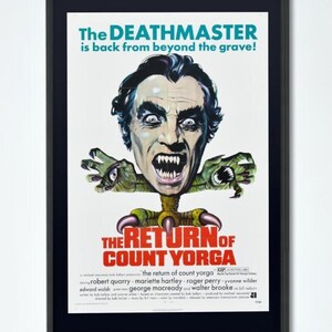 Return of Count Yorga -- 11" X 17" Deluxe Poster Art Print || Vampire ...