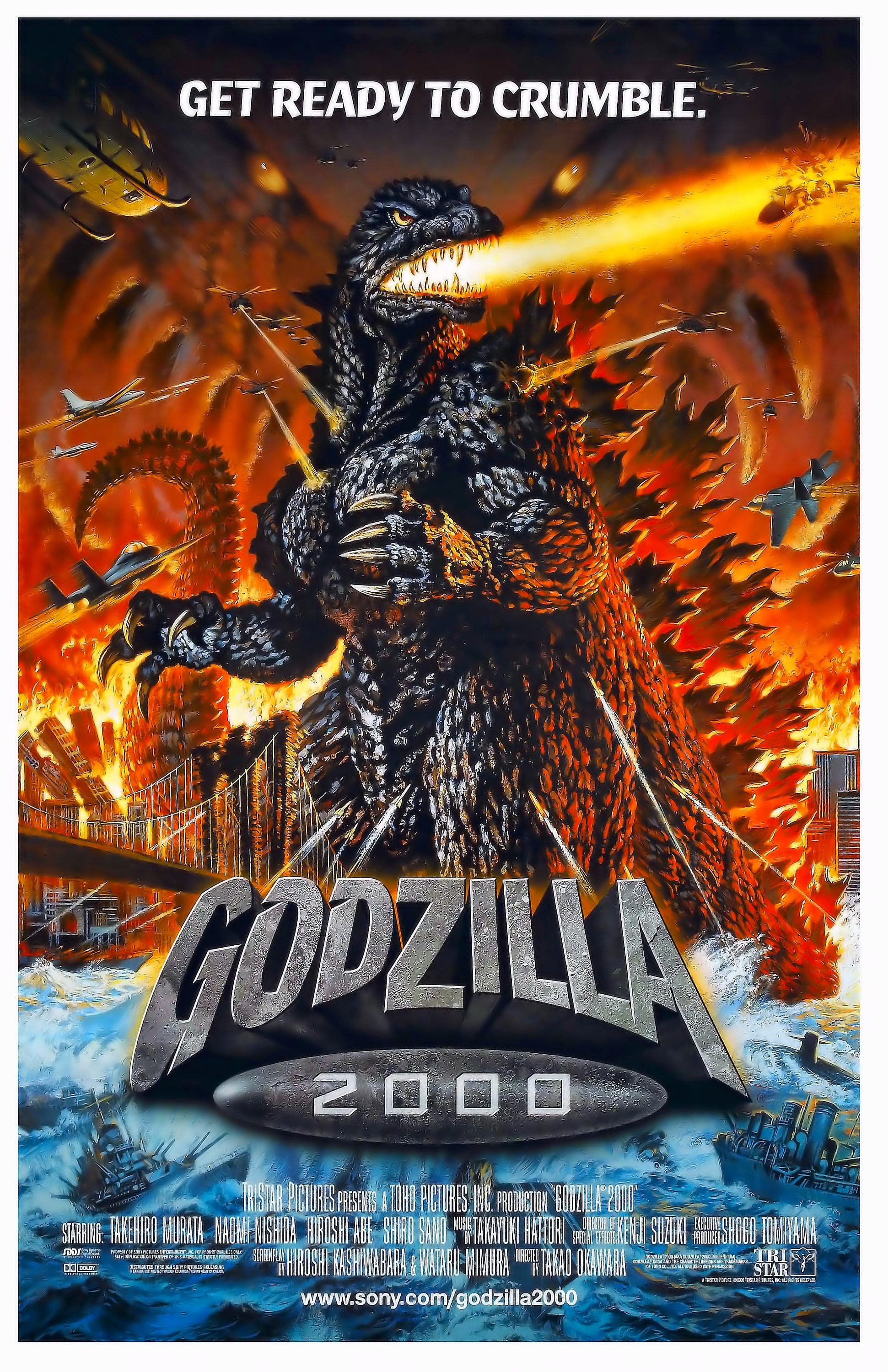 Godzilla 2000 Painting