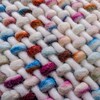 Multi Chindi Striped Jute Rag Rug Handcrafted Sustainable Home Decor ...