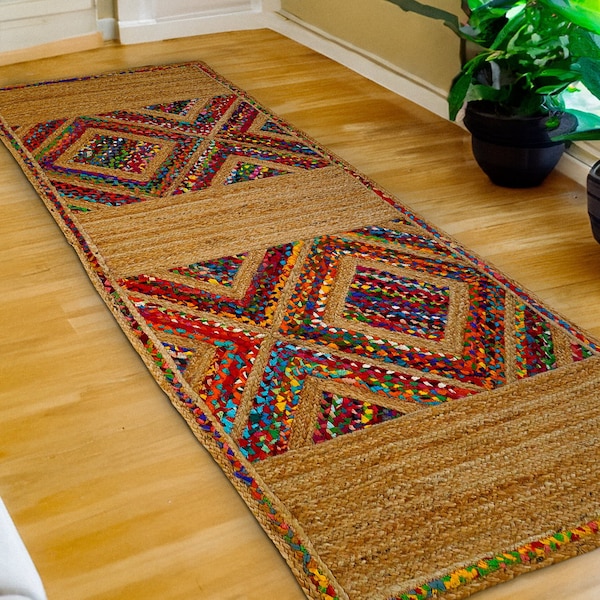 Rag Rug Runner - Etsy