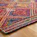 Multi Diamond Chindi Jute Rag Rug, Handcrafted Sustainable Home Decor ...