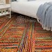 Multi Chindi Striped Jute Rag Rug Handcrafted Sustainable Home Decor ...