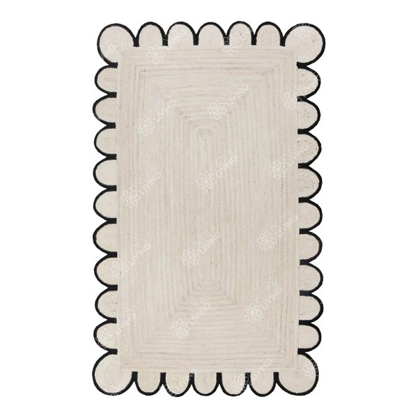 Scalloped Rug - Etsy