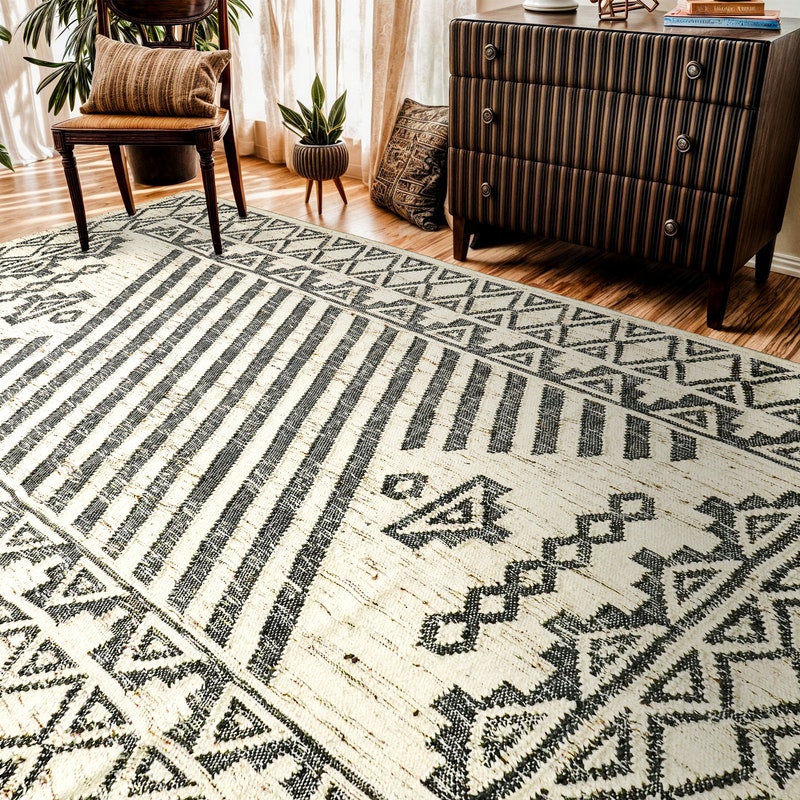 12x15 Black Kilim - Etsy