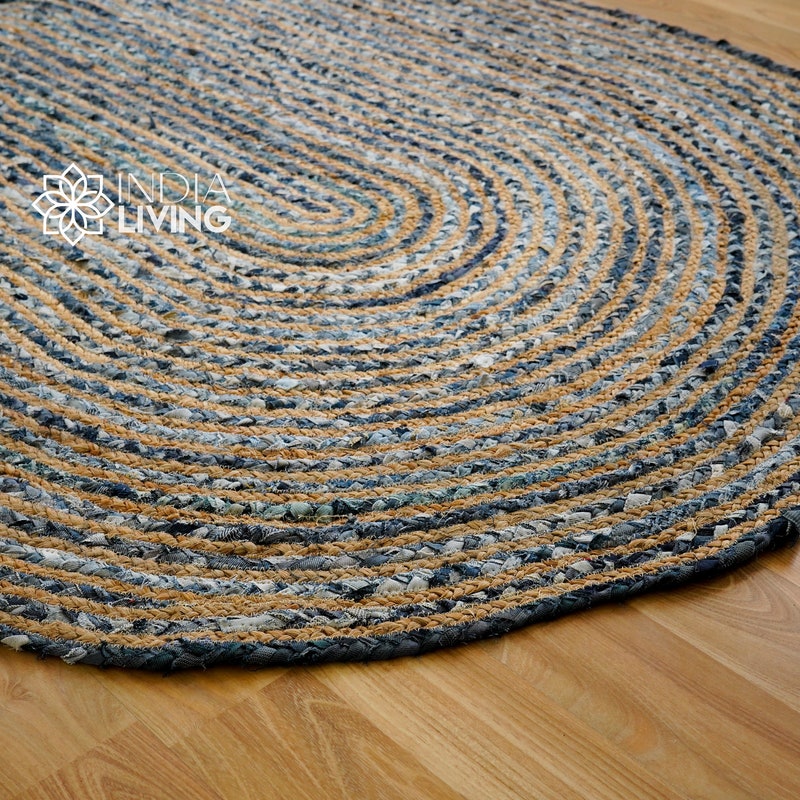 Oval Rag Rug - Etsy