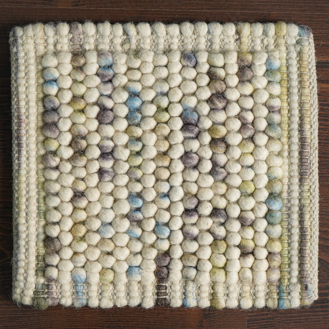 Pastel Coloured Chunky Wool Loop Rug Personalized and - Etsy